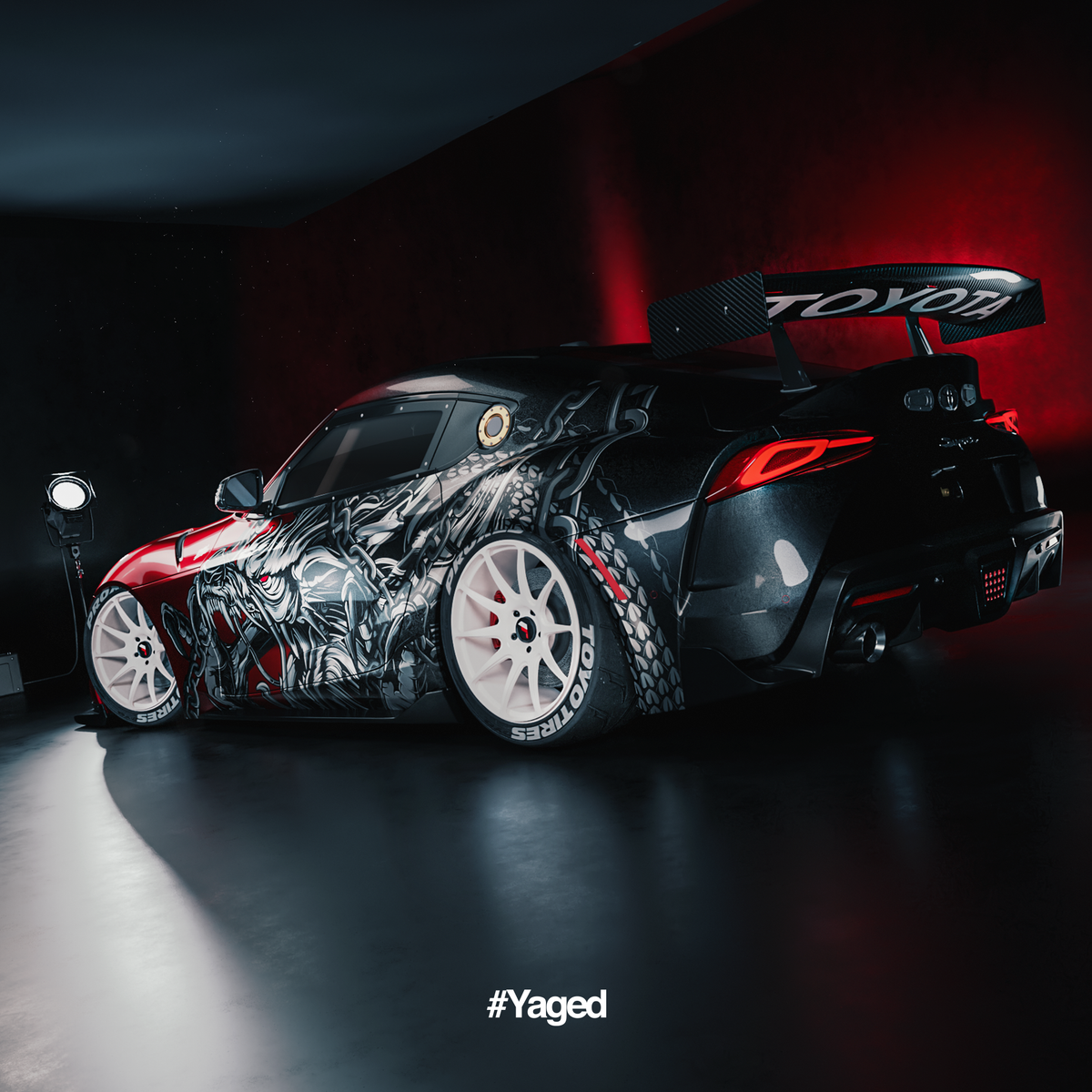 Design - Supra Dragon - READY TO PRINT FILES