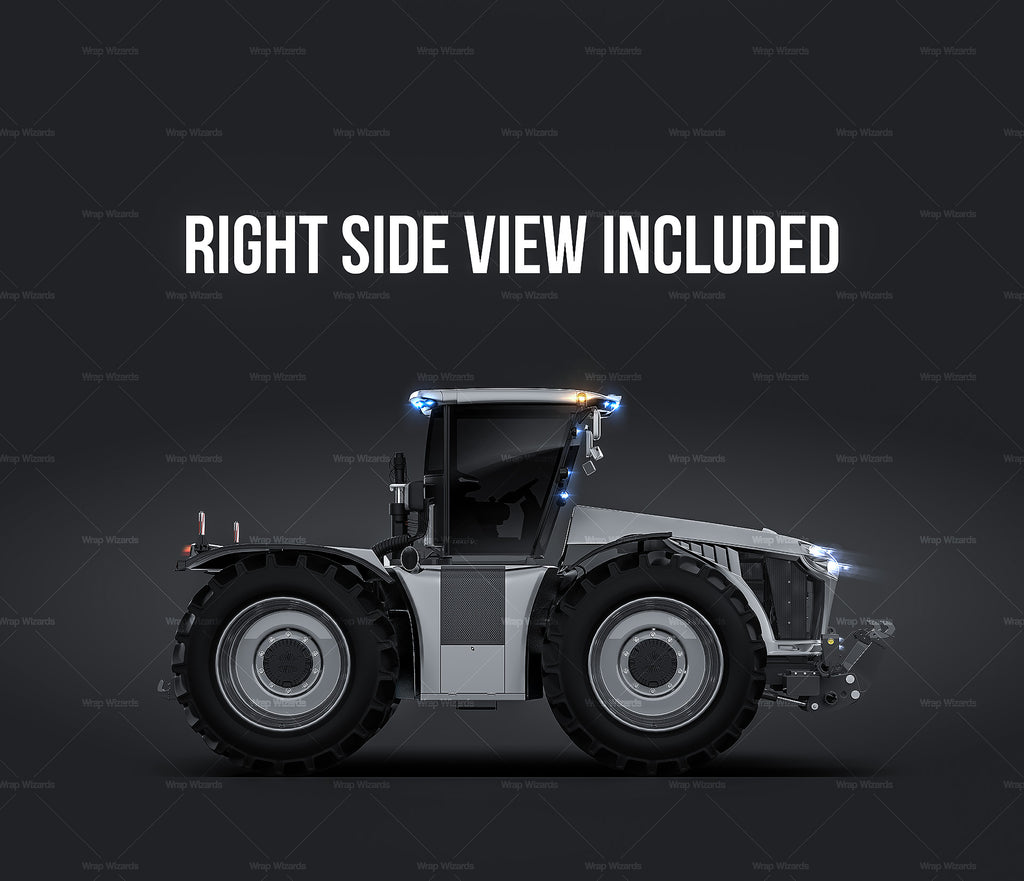 Claas Xerion tractor satin matt finish - all sides Car Mockup Template ...