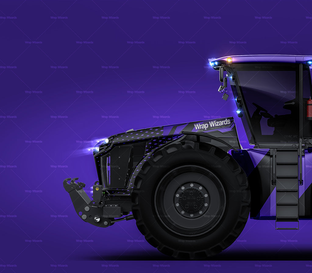 Claas Xerion tractor satin matt finish - all sides Car Mockup Template ...