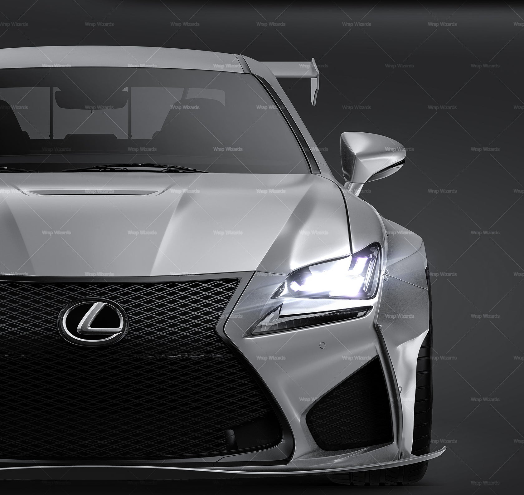 Lexus RCF 2015 Rocket Bunny Aero V1 - Car Mockup – Wrap-Wizards.com ...