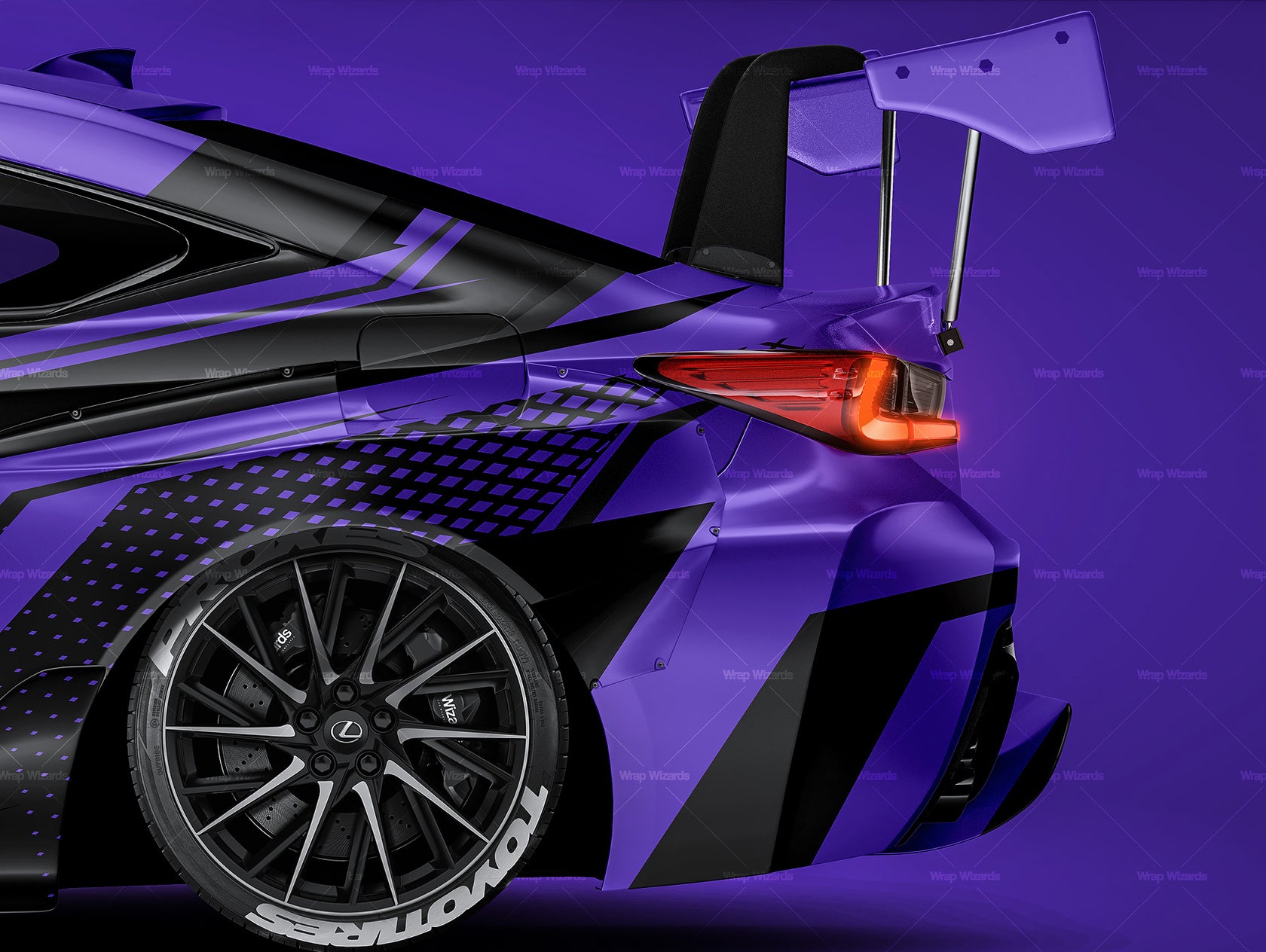 Lexus RCF 2015 Rocket Bunny Aero V1 - Car Mockup – Wrap-Wizards.com ...