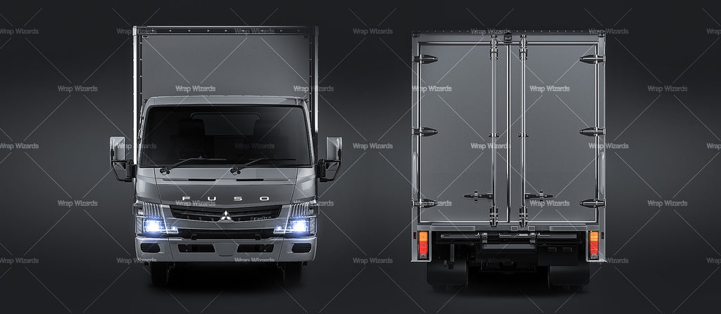 Mitsubishi Fuso Canter 515 Wide Single Cab Pantech Truck glossy finish ...