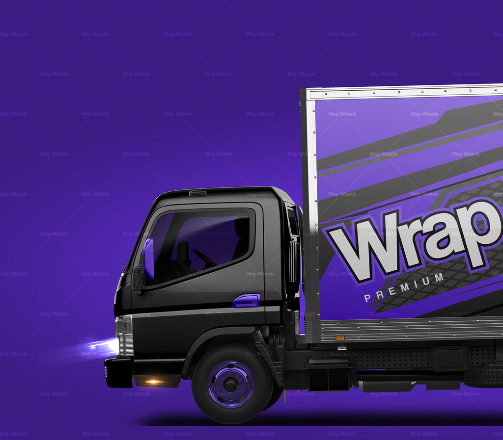 Mitsubishi Fuso Canter 515 Wide Single Cab Pantech Truck glossy finish ...