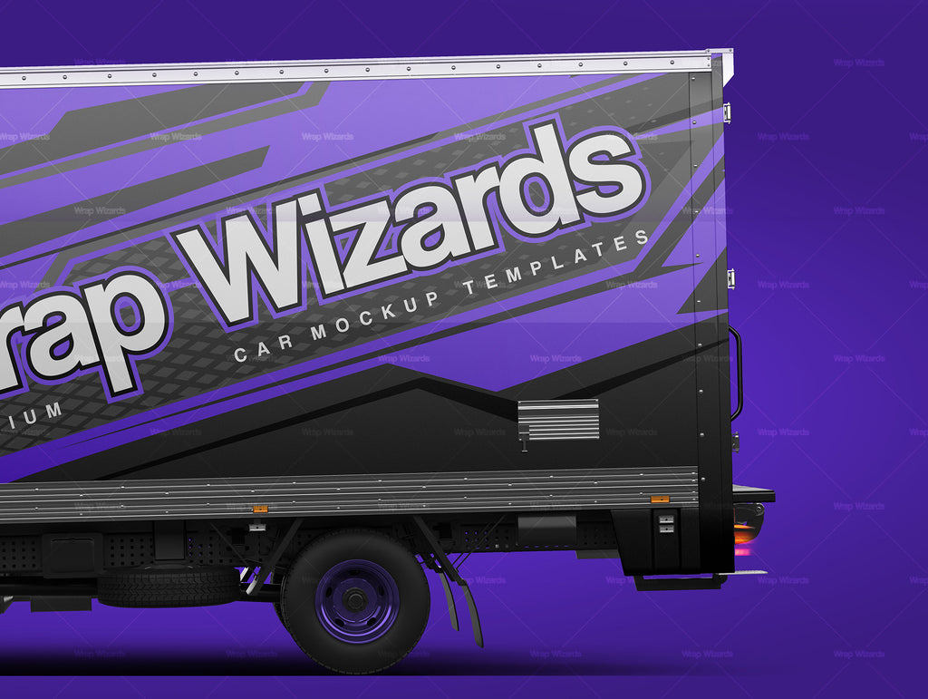 Mitsubishi Fuso Canter 515 Wide Single Cab Pantech Truck glossy finish ...