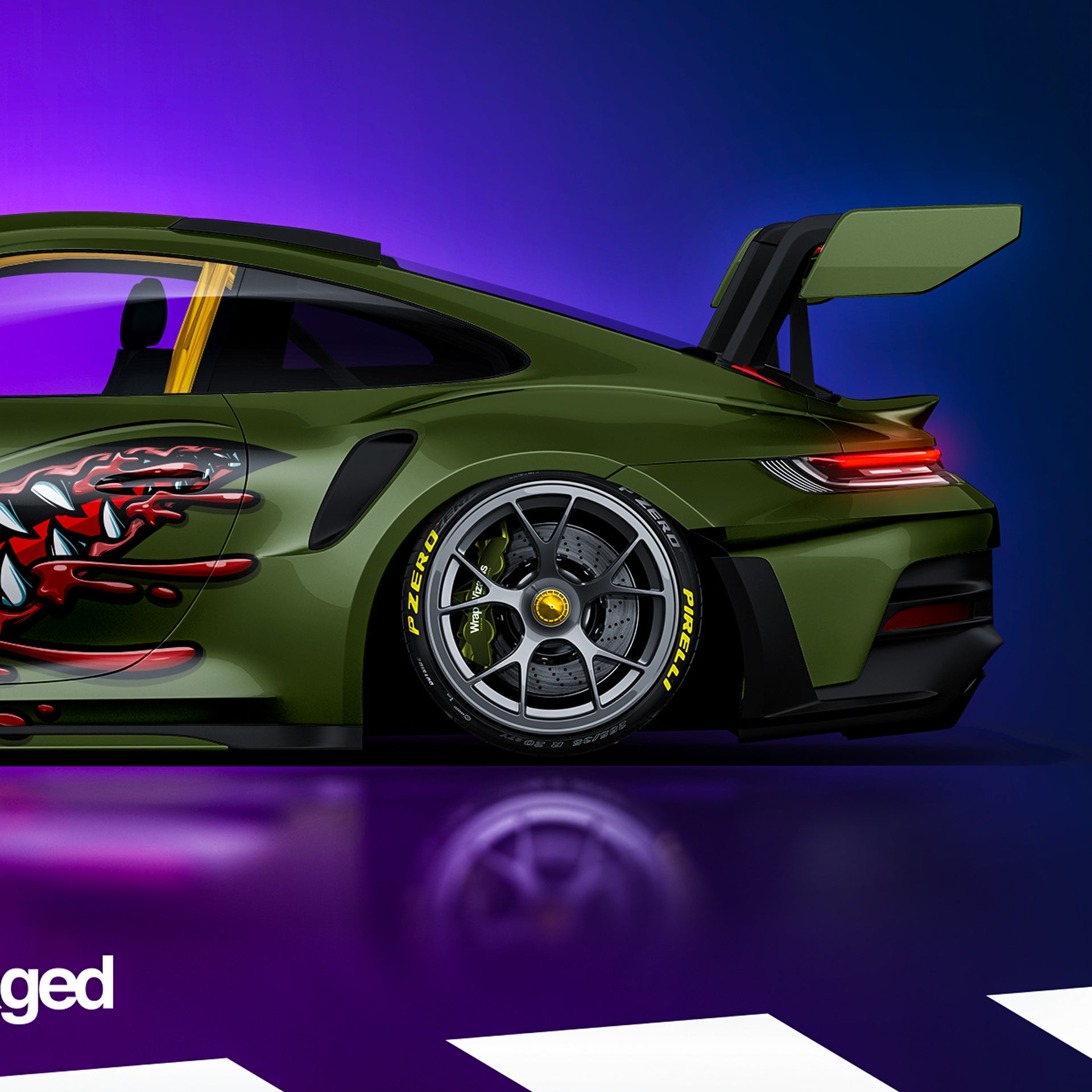 Design - Flying Tigers - READY TO PRINT STICKER