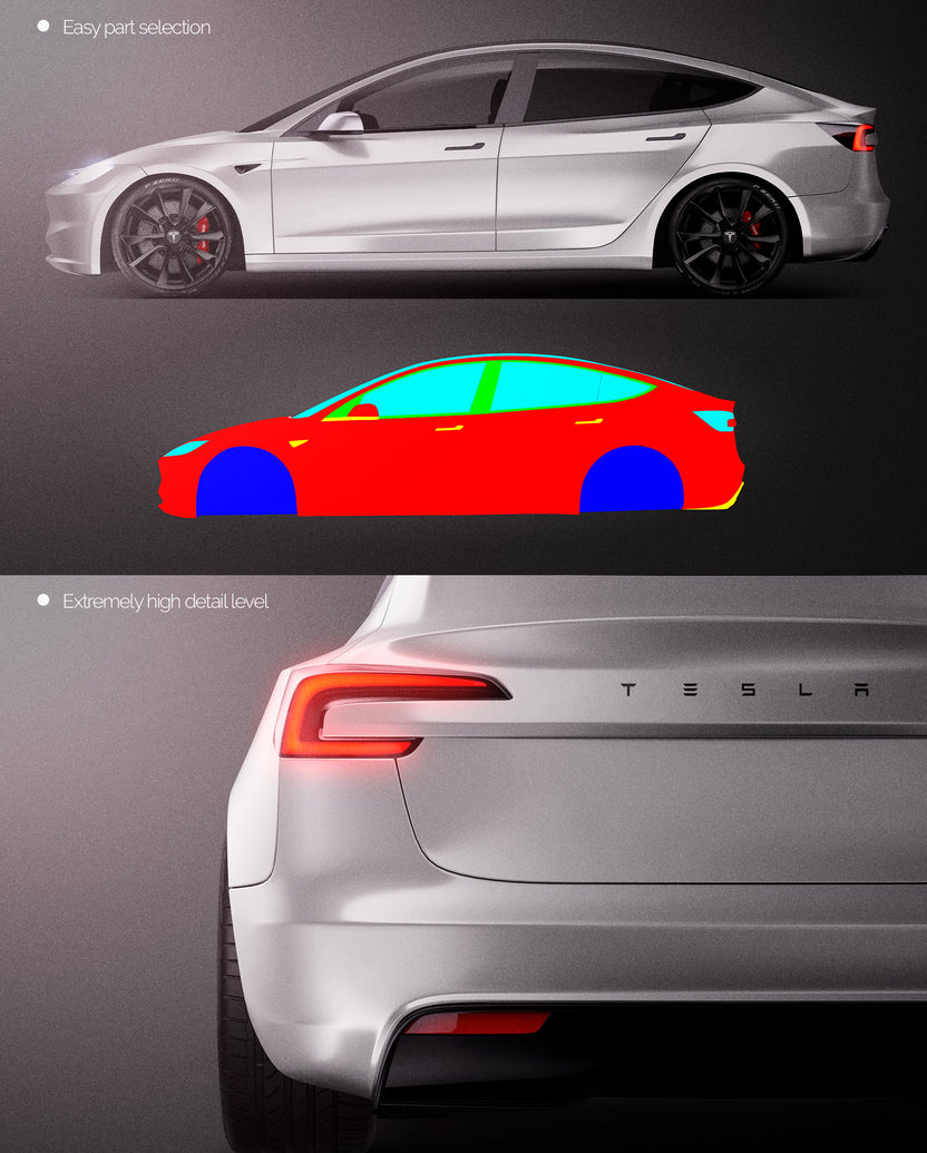 Tesla Model 3 2025 - Car Mockup – Wrap-Wizards.com - Premium Car ...