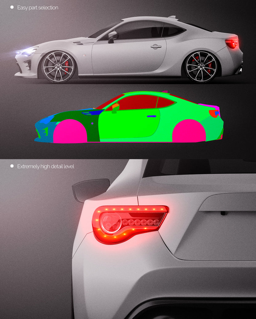 Toyota GT86 - Car Mockup – Wrap-Wizards.com - Premium Car Mockups ...