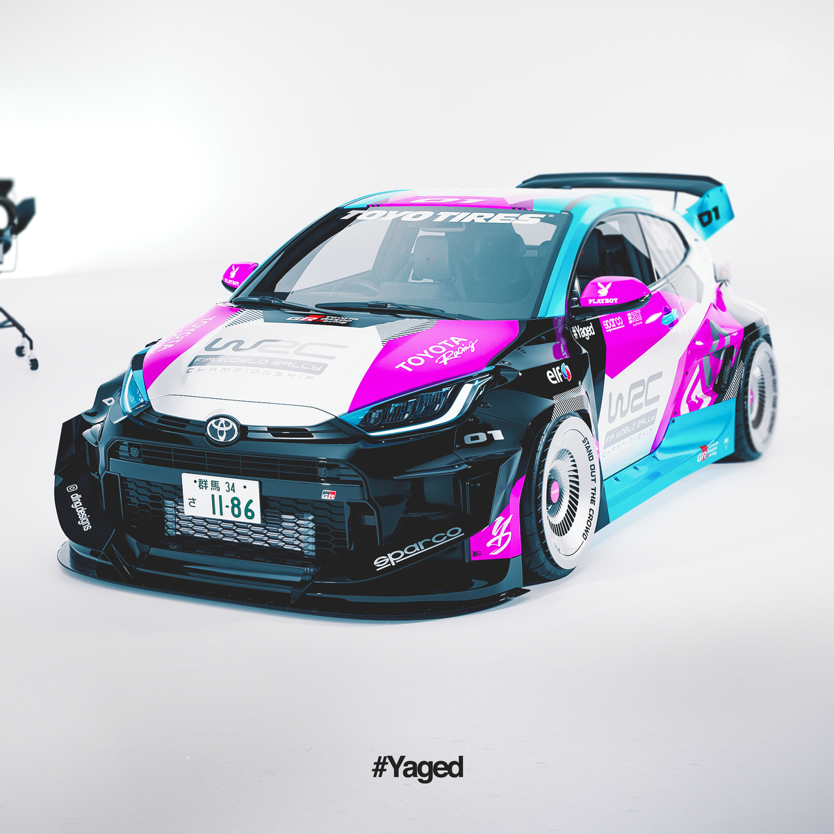Toyota Yaris GR WRC - READY TO CUT FILES – Wrap-Wizards.com - Premium ...
