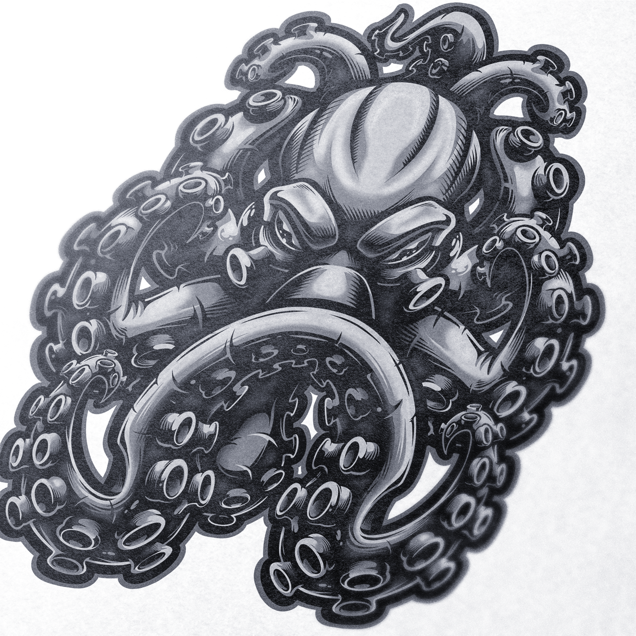 Pro Raster artwork #2 Octopus – Wrap-Wizards.com - Premium Car Mockups ...