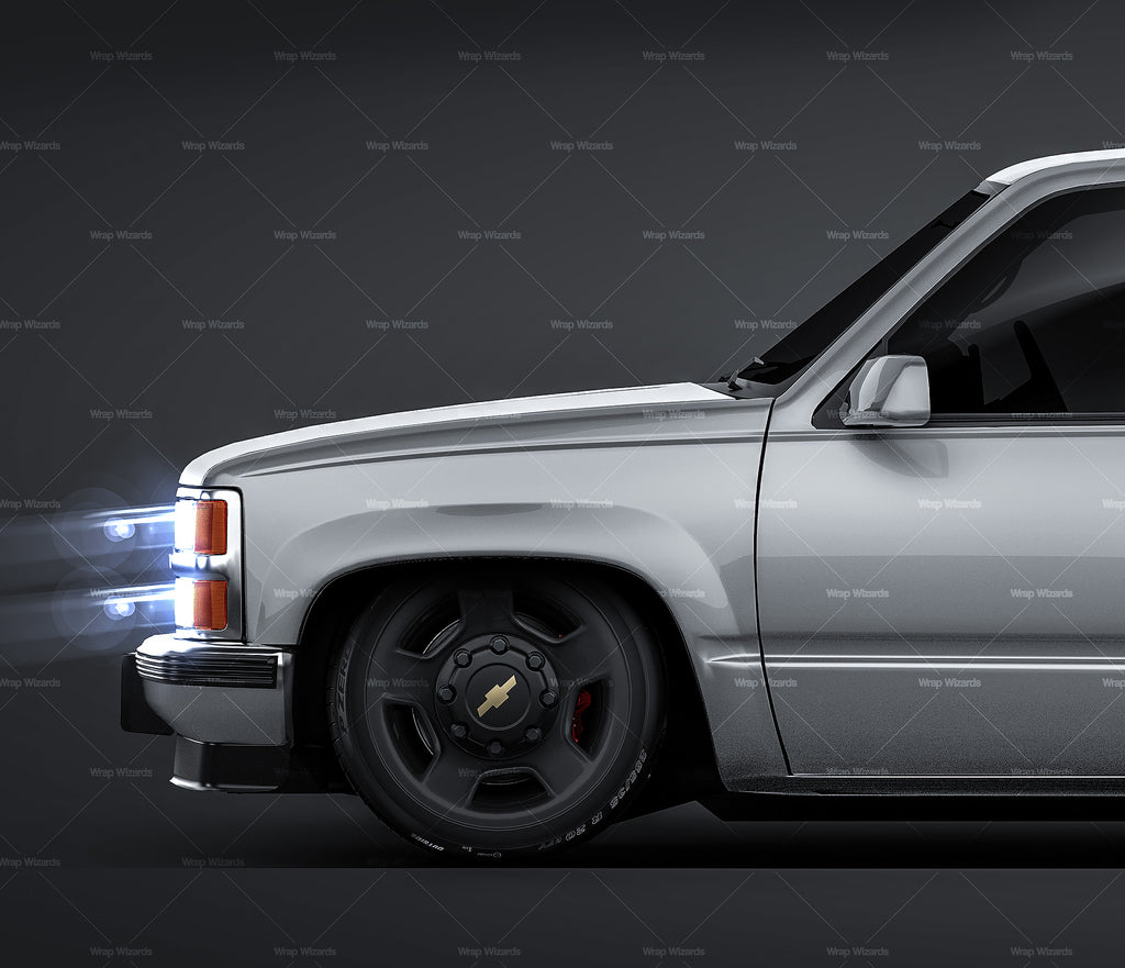 Chevrolet Silverado 1500 single cab custom lowered glossy finish - all ...