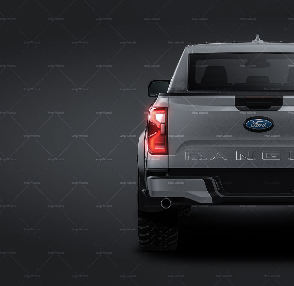 Ford F-150 Ranger Raptor 2023 glossy finish - all sides Car Mockup Tem ...