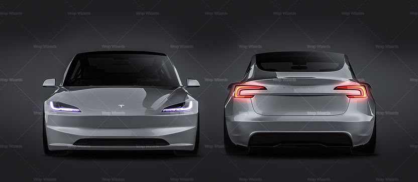 Tesla Model 3 2024 - Car Mockup – Wrap-Wizards.com - Premium Car ...