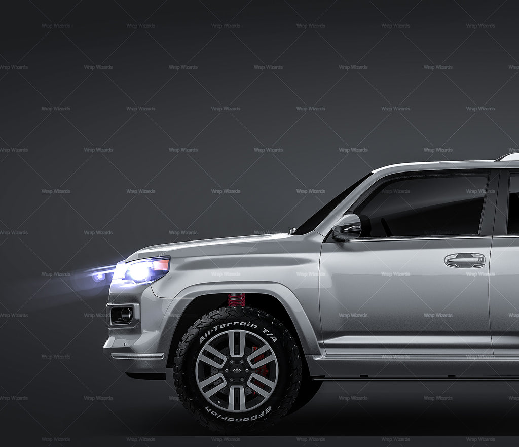 Toyota 4Runner 2013 glossy finish - all sides Car Mockup Template.psd ...