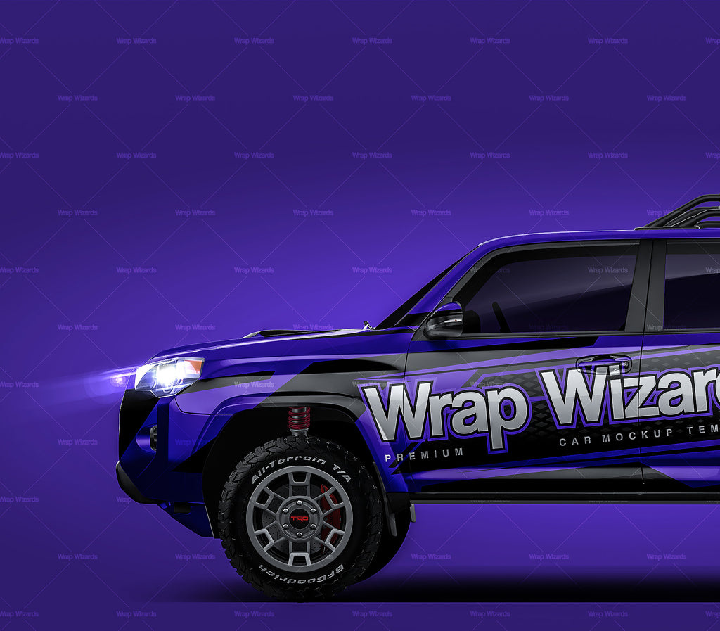 Toyota 4Runner TRD Pro 2023 glossy finish - all sides Car Mockup Templ ...