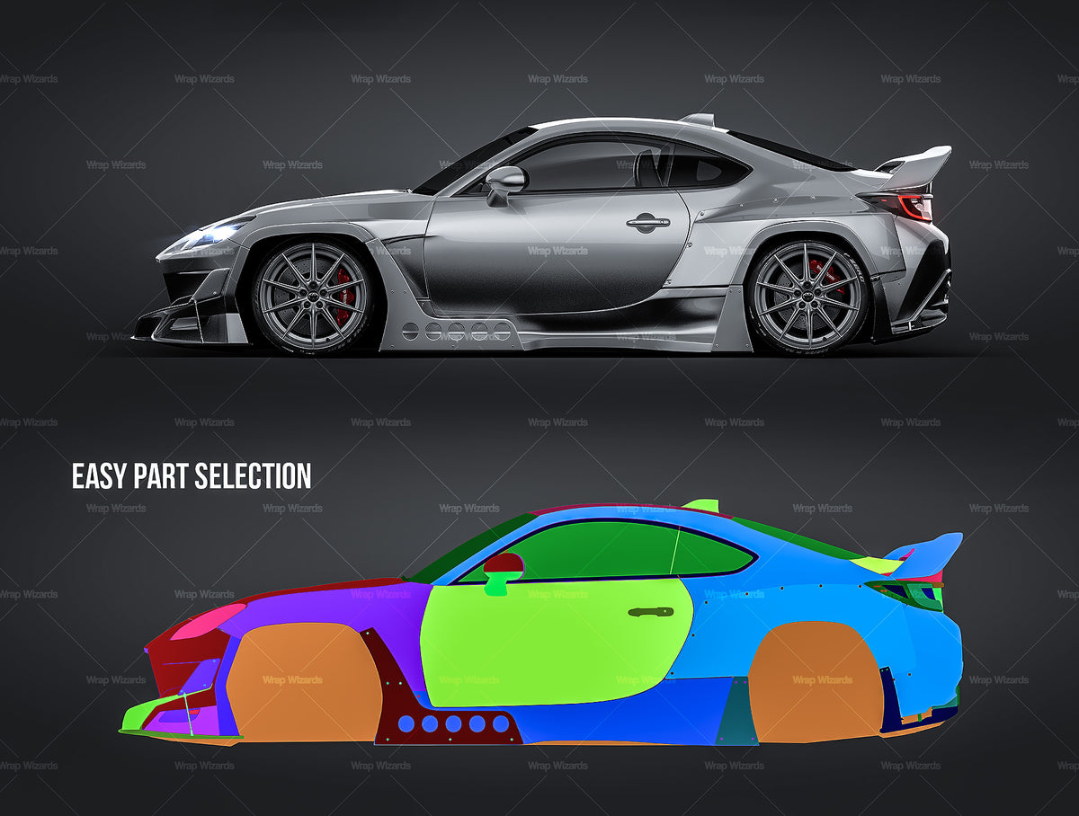 Toyota GR86 Pandem Rocket Bunny bodykit 2022 glossy finish - all sides ...