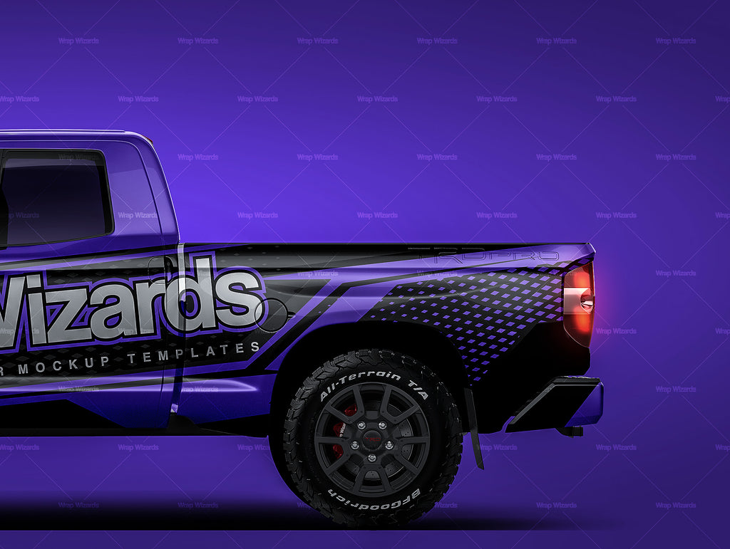 Toyota Tundra TRD Pro 4x4 glossy finish - all sides Car Mockup Templat ...