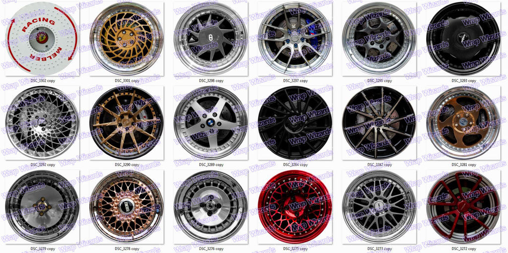 Huge Rims Designers Pack 276 Rims! – Wrap-Wizards.com - Premium Car ...