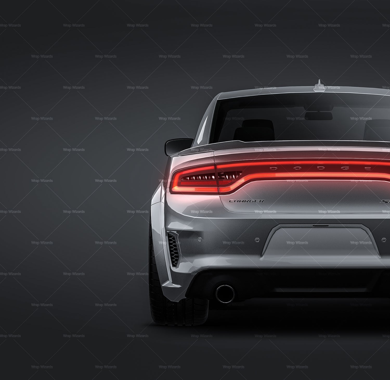 Dodge Charger Hellcat SRT Widebody 2021 - Car Mockup – Wrap-Wizards.com ...