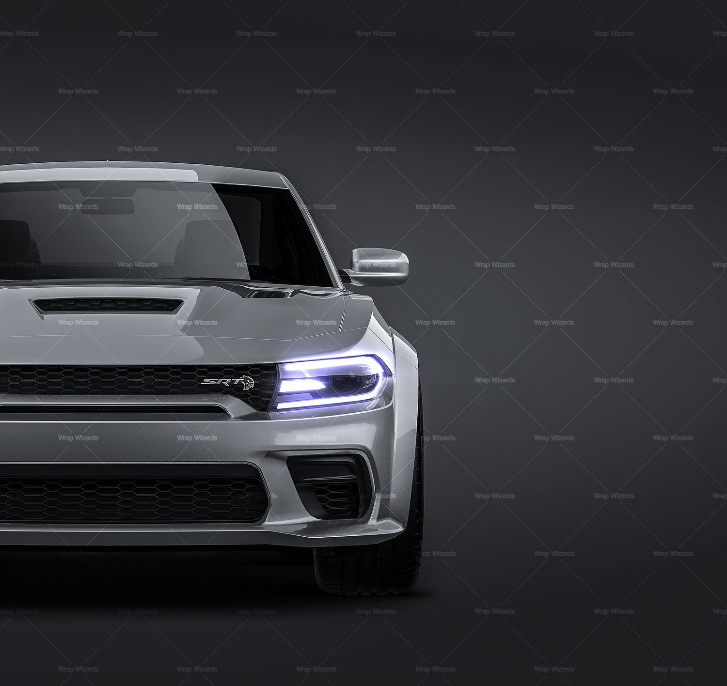 Dodge Charger Hellcat SRT Widebody 2021 - Car Mockup – Wrap-Wizards.com ...