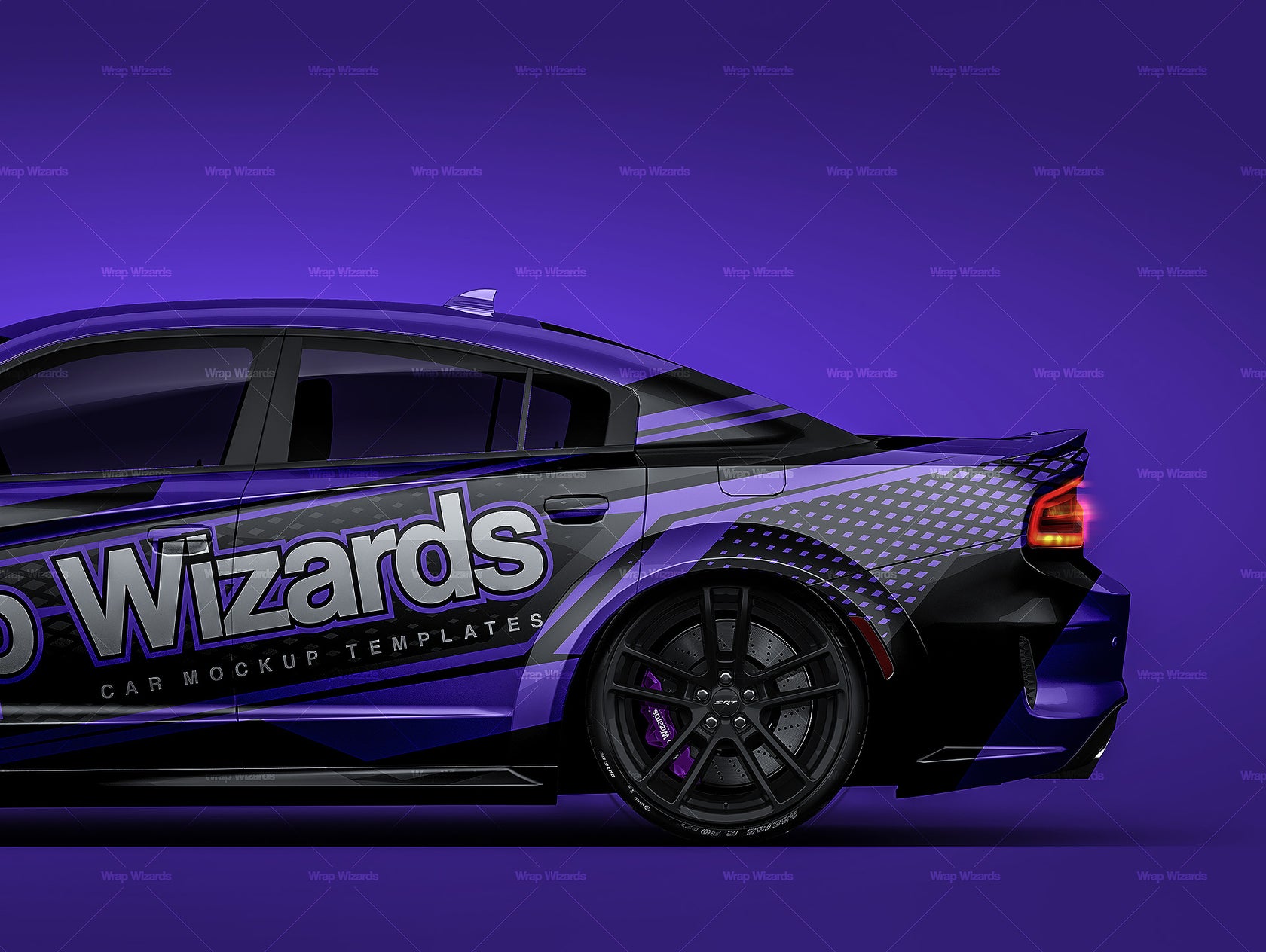 Dodge Charger Hellcat SRT Widebody 2021 - Car Mockup – Wrap-Wizards.com ...