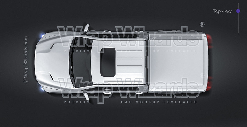 Dodge RAM 1500 Rebel 2015 glossy finish - all sides Car Mockup Templat ...