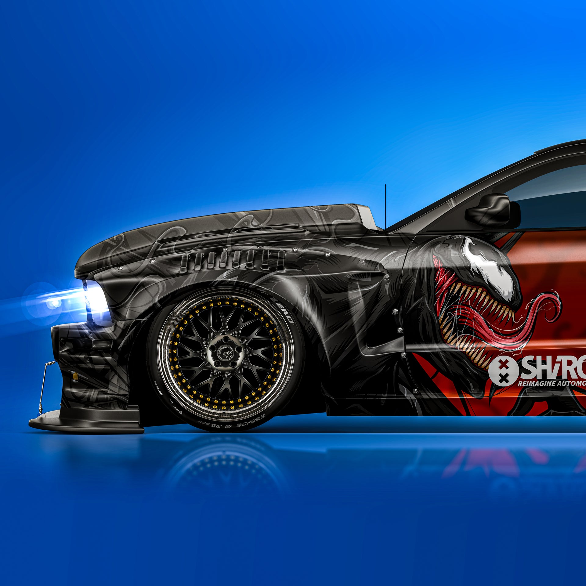 Design - Ford Mustang Shirokai - READY TO PRINT FILES