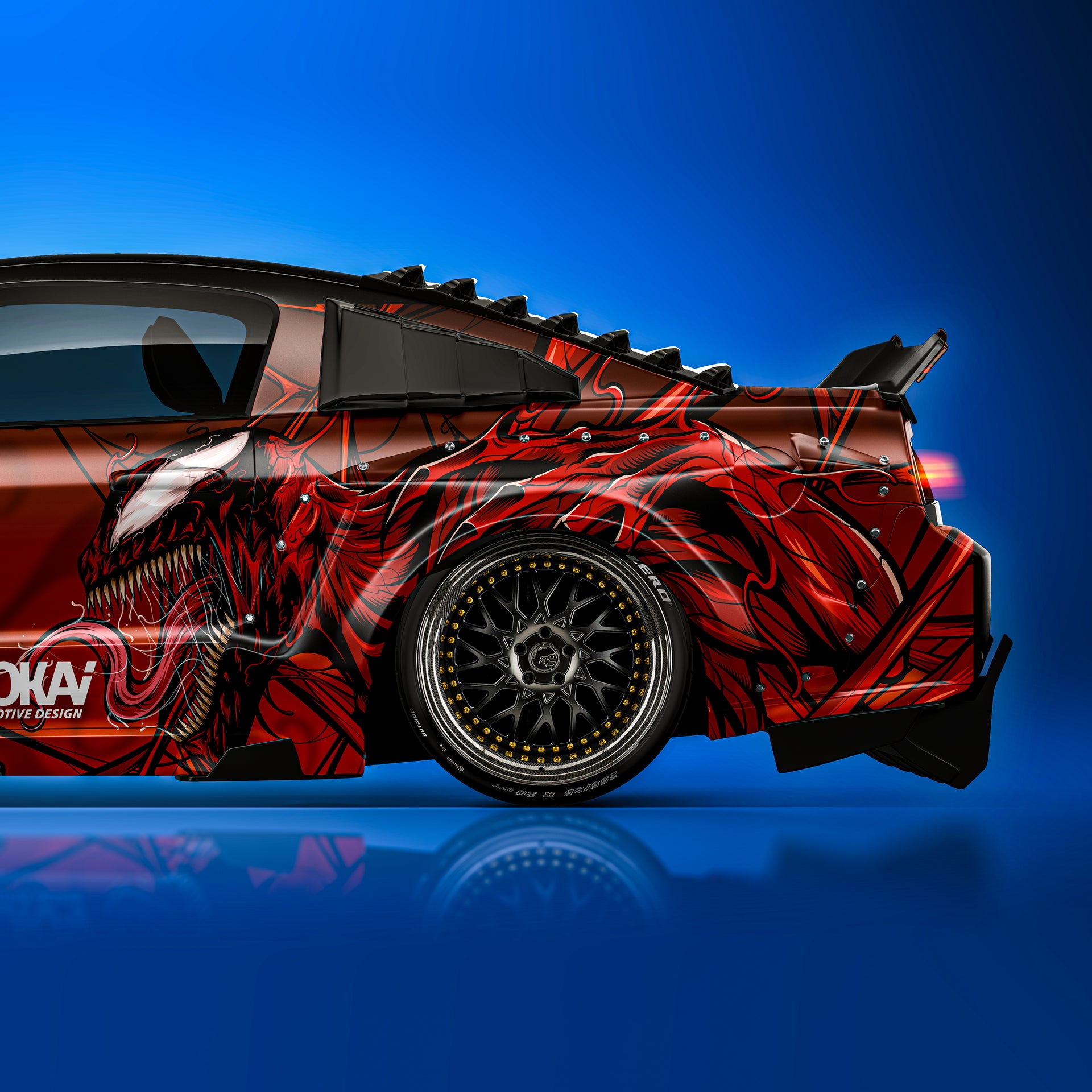 Design - Ford Mustang Shirokai - READY TO PRINT FILES