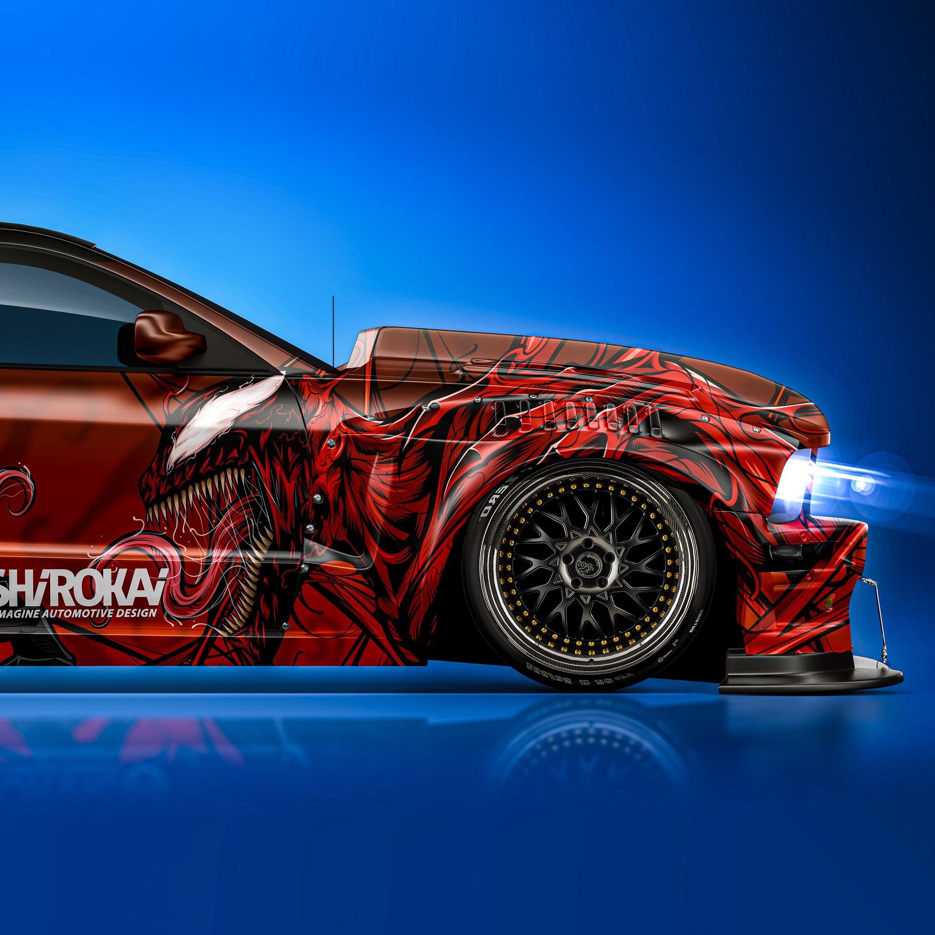 Design - Ford Mustang Shirokai - READY TO PRINT FILES