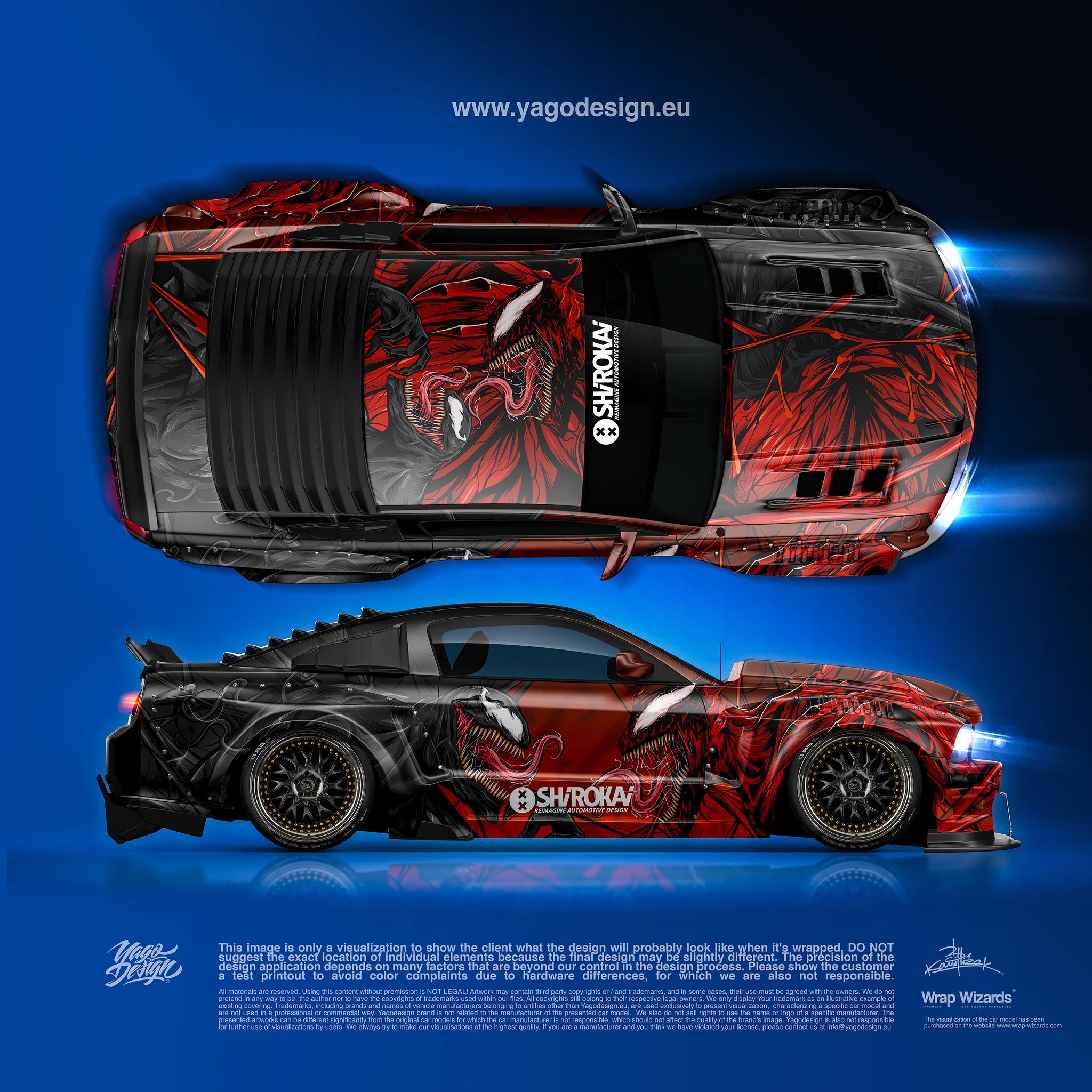 Design - Ford Mustang Shirokai - READY TO PRINT FILES – Wrap-Wizards ...