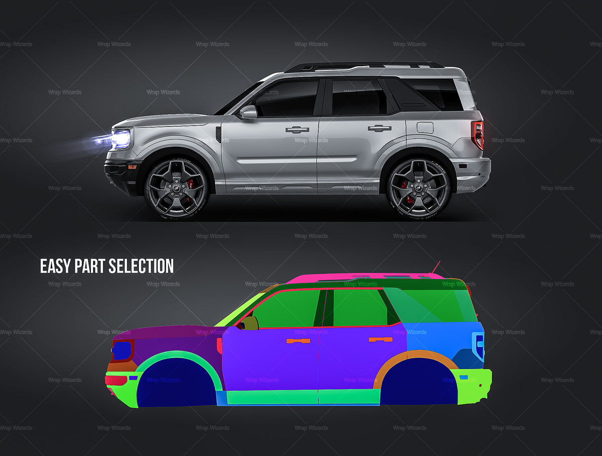 Ford Bronco Sport First Edition 2021 glossy finish - all sides Car Moc ...