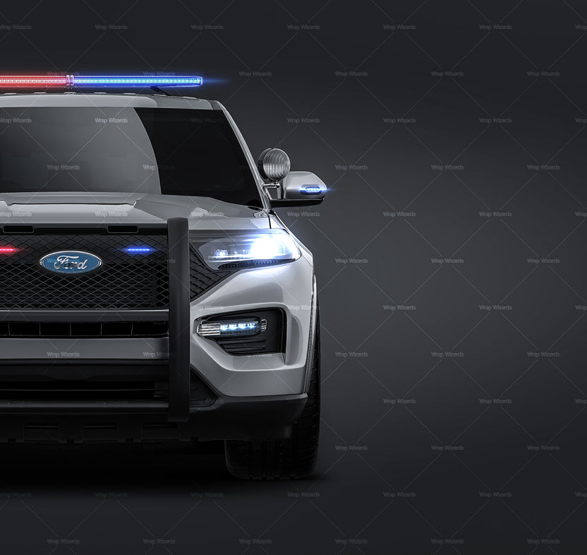 Ford Explorer 2020 Police Interceptor - Car Mockup – Wrap-Wizards.com ...