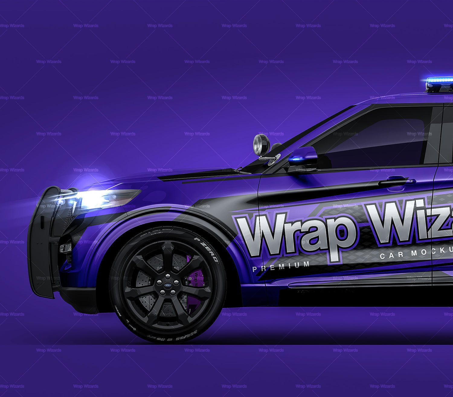 Ford Explorer 2020 Police Interceptor - Car Mockup – Wrap-Wizards.com ...