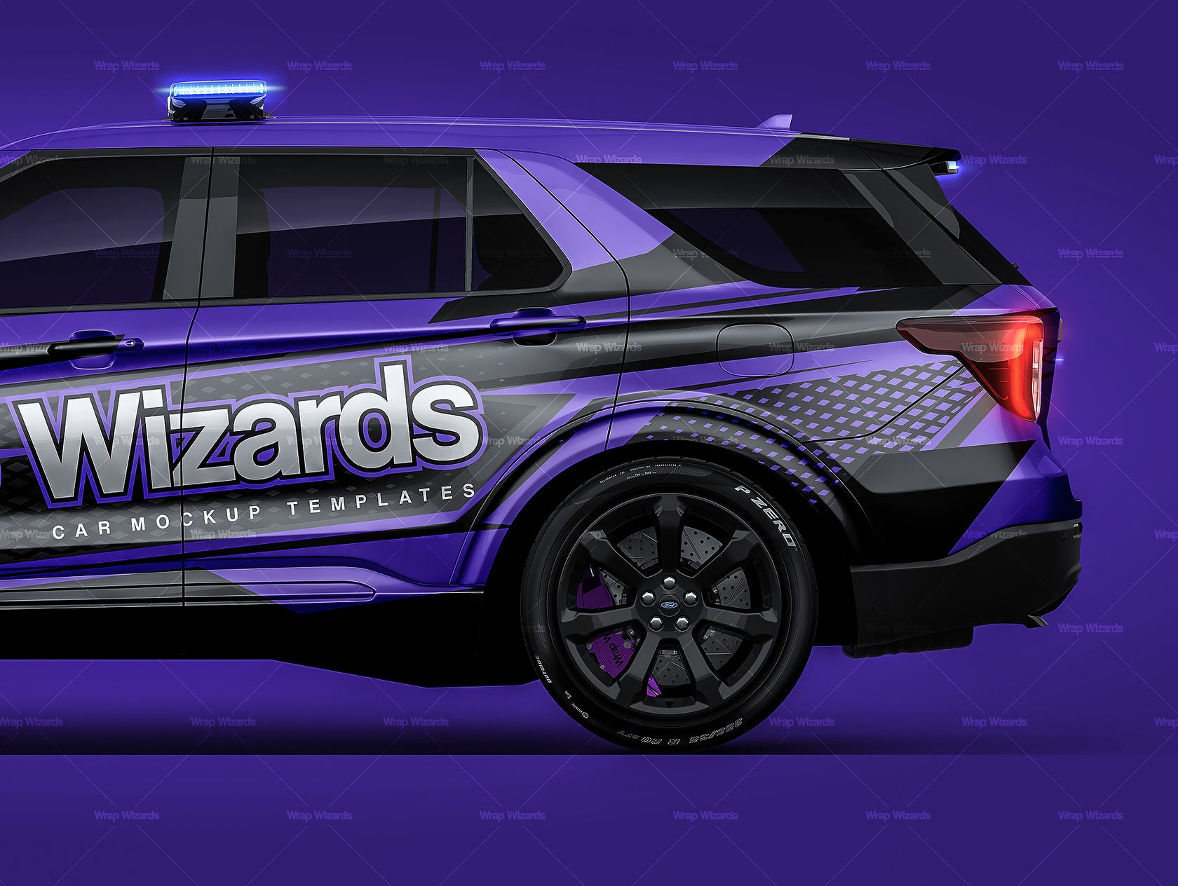 Ford Explorer 2020 Police Interceptor - Car Mockup – Wrap-Wizards.com ...