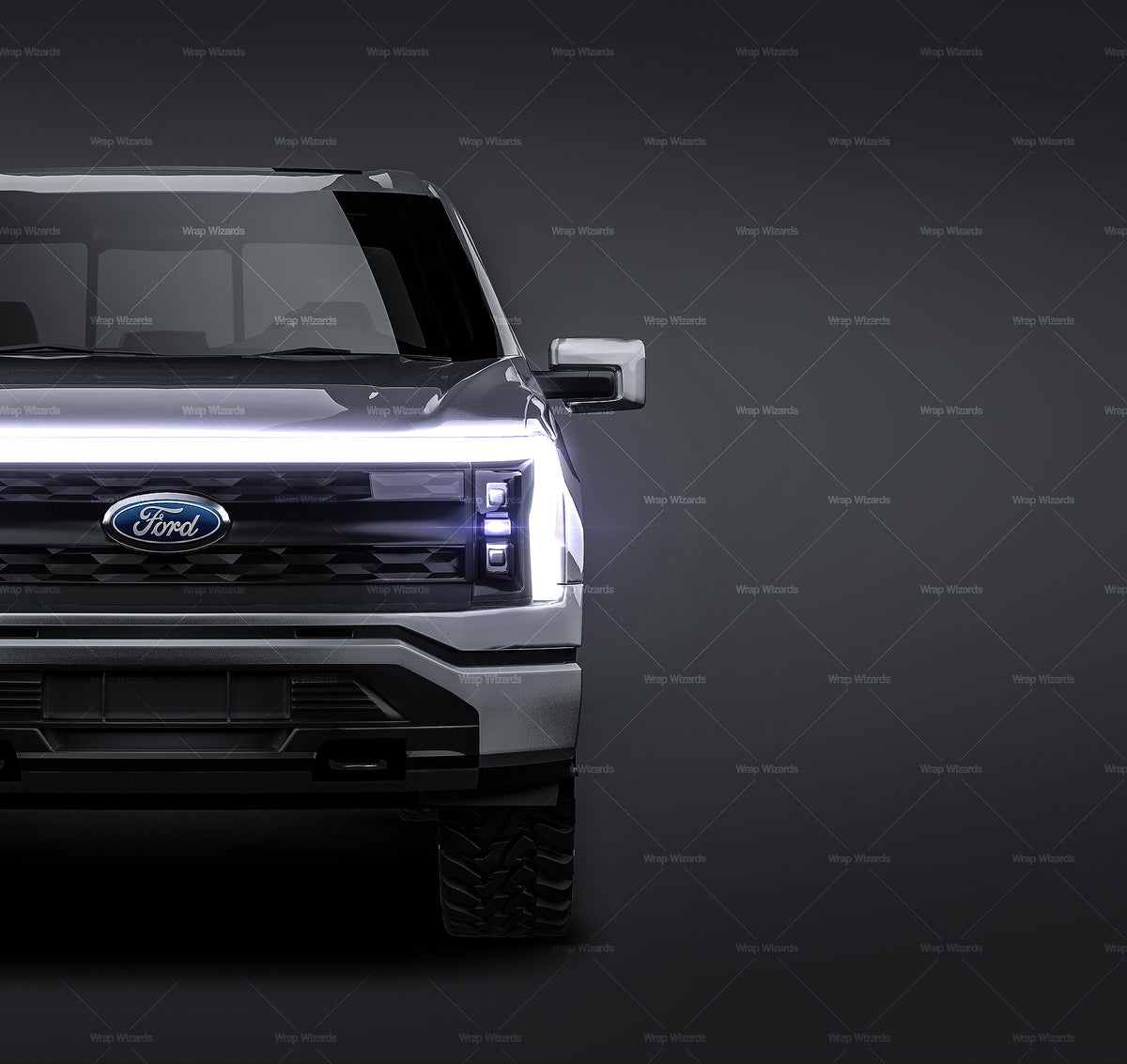 Ford F-150 Lightning 2023 - Truck/Pick-up Mockup