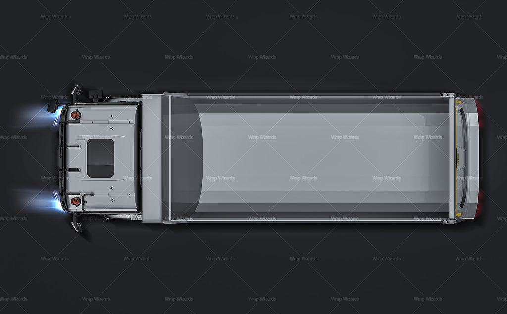 MAN TGS 35 truck 2016-2020 glossy finish - all sides Car Mockup Templa ...