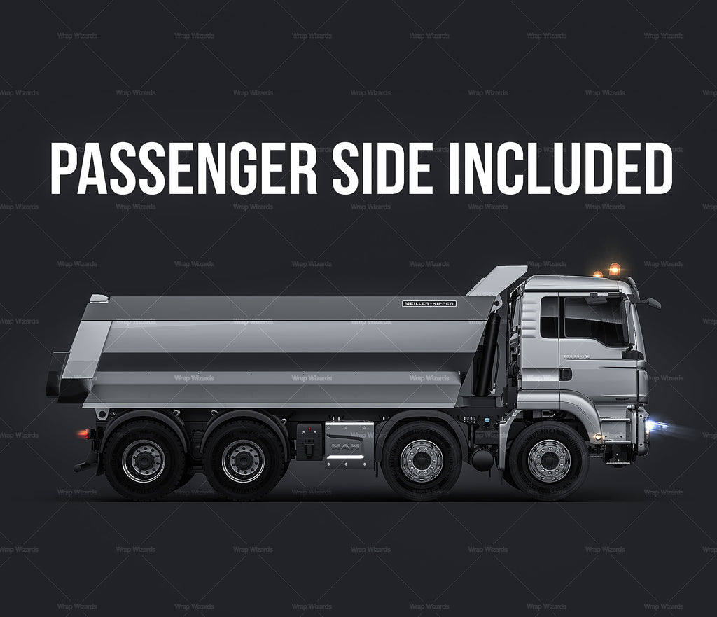 MAN TGS 35 truck 2016-2020 glossy finish - all sides Car Mockup Templa ...