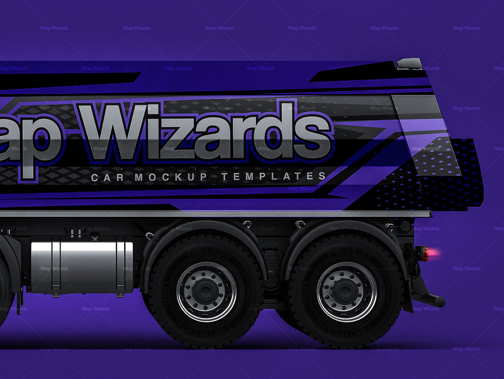 MAN TGS 35 truck 2016-2020 glossy finish - all sides Car Mockup Templa ...