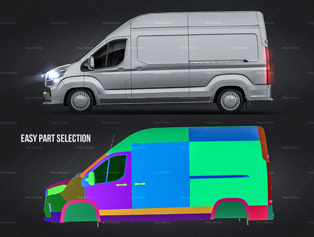 Maxus Deliver 9 | LDV Deliver 9 L3H3 2022 glossy finish - all sides Ca ...