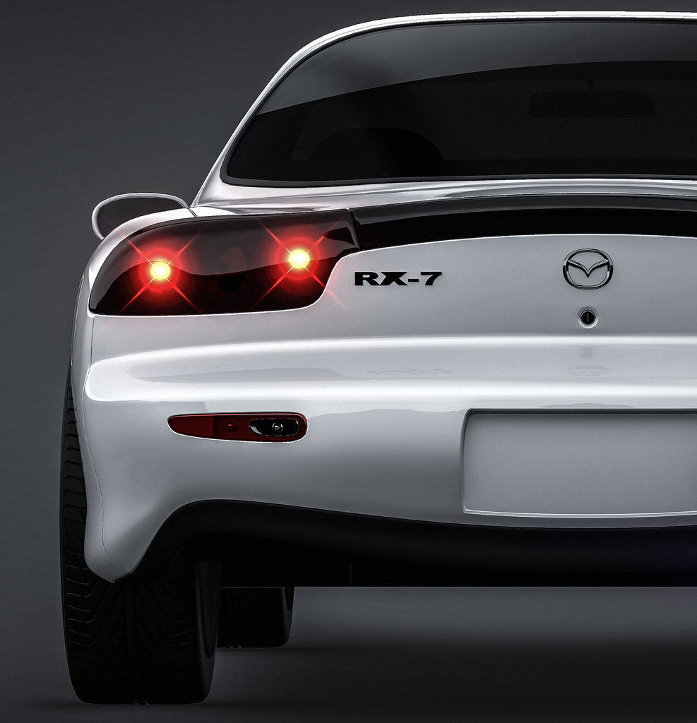 Mazda RX7 FD3S glossy finish - all sides Car Mockup Template.psd – Wrap ...