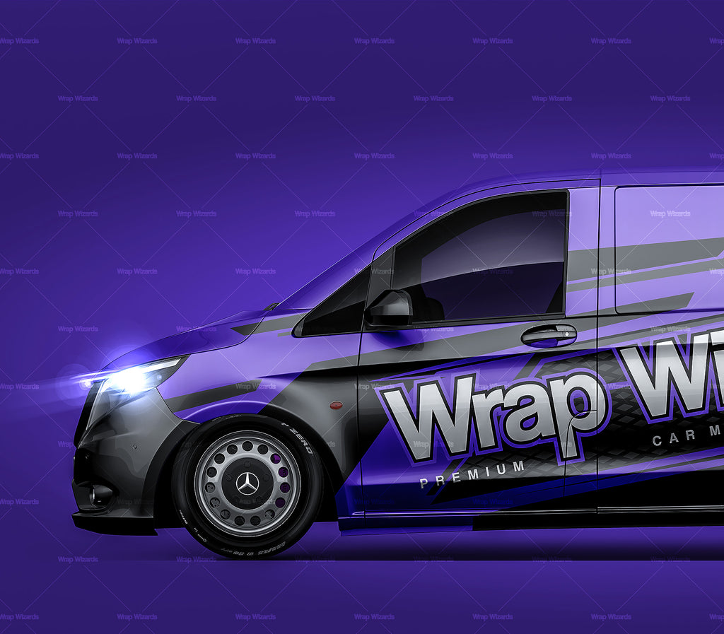 Mercedes-Benz V-Class Vito Extra Long L3 Panel Van glossy finish - all ...