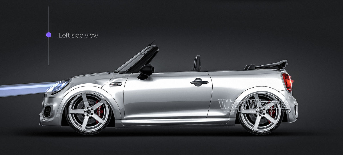 Mini Cooper S Convertible 2016 JCW John Cooper Works - Car Mockup
