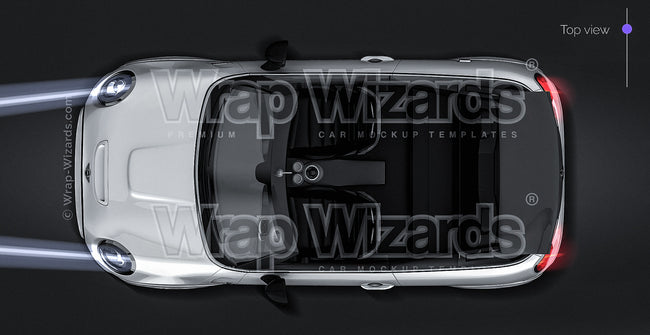 Mini Cooper S Convertible 2016 JCW John Cooper Works - Car Mockup