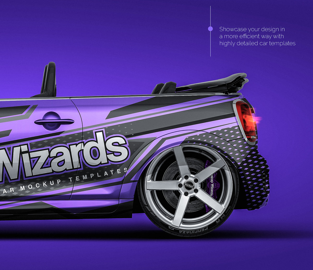 Mini Cooper S Convertible 2016 JCW John Cooper Works - Car Mockup