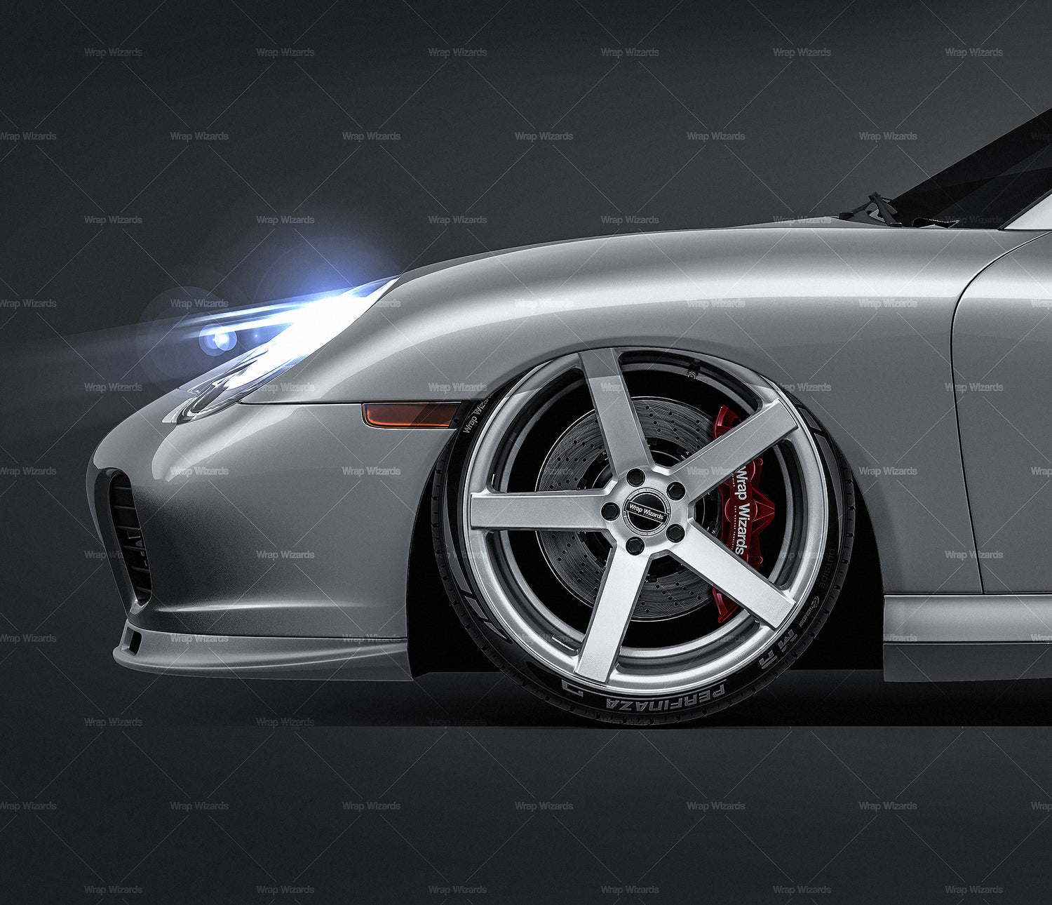 Porsche 911 Turbo 996 2002 - Car Mockup – Wrap-Wizards.com - Premium ...