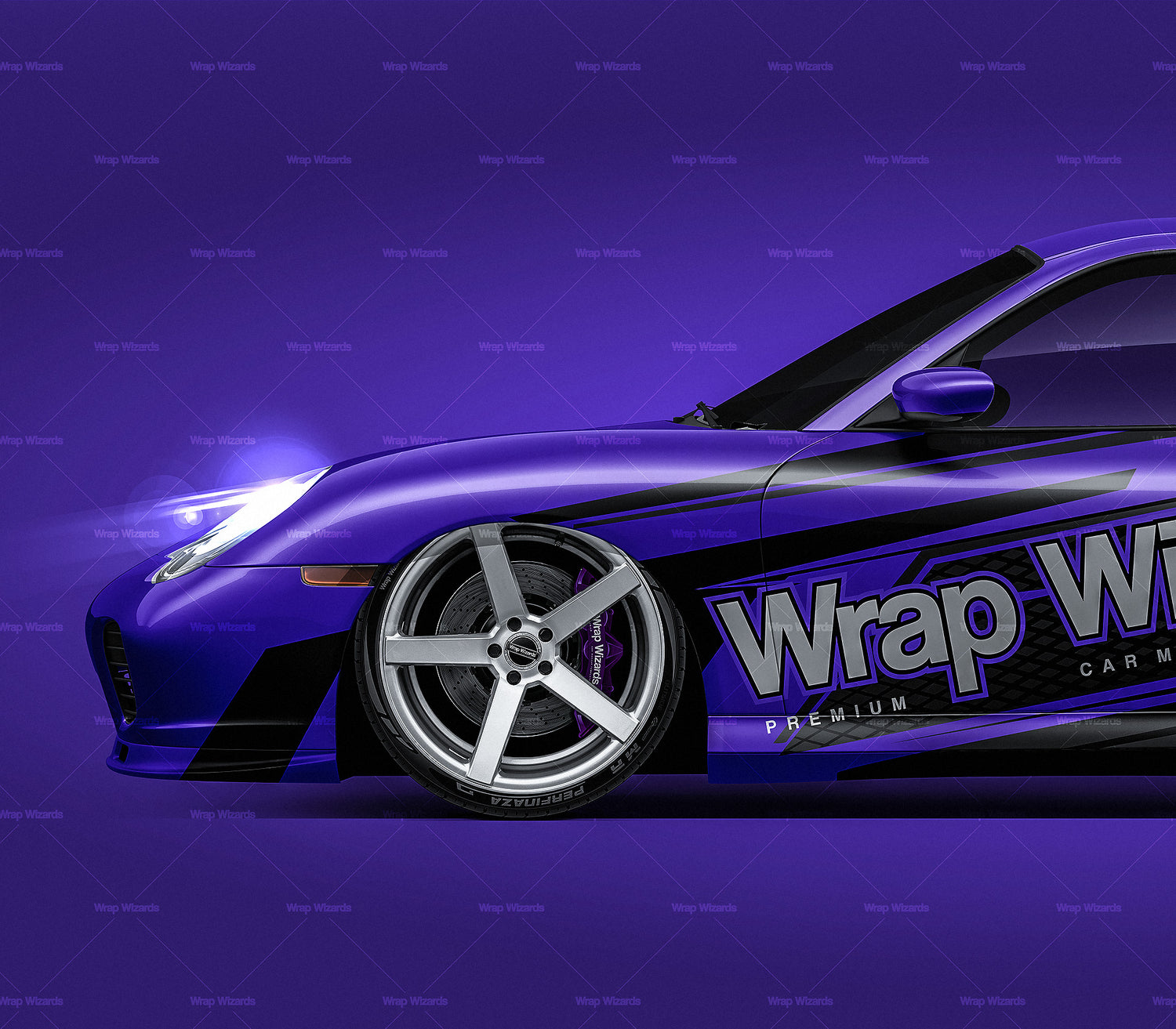 Porsche 911 Turbo 996 2002 - Car Mockup – Wrap-Wizards.com - Premium ...
