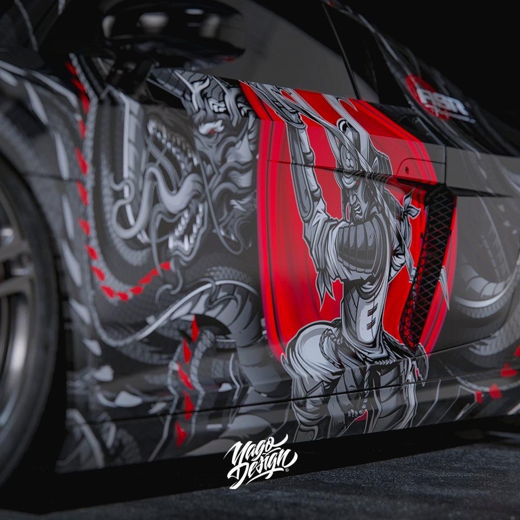 Design - Audi R8 Ronin - READY TO PRINT FILES – Wrap-Wizards.com ...