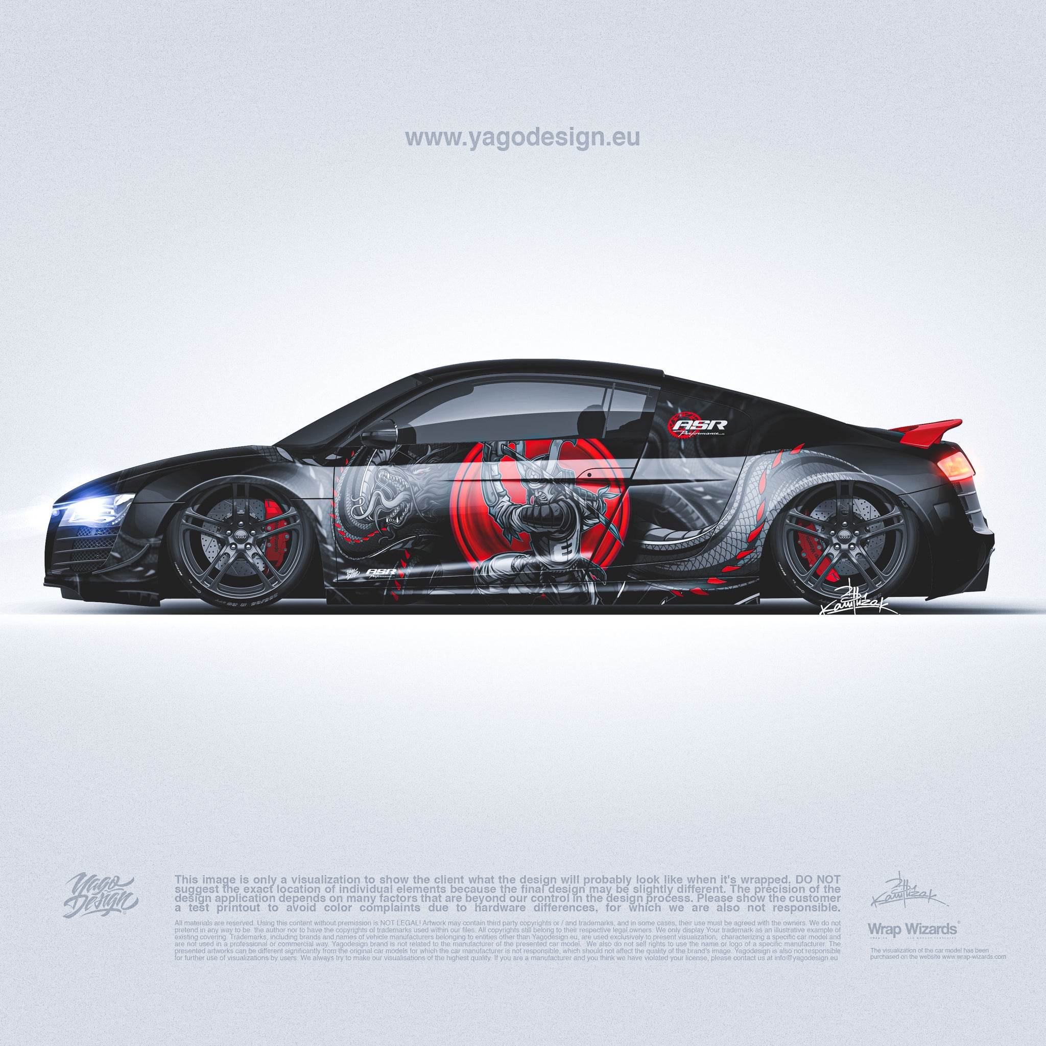 Design - Audi R8 Ronin - READY TO PRINT FILES – Wrap-Wizards.com ...