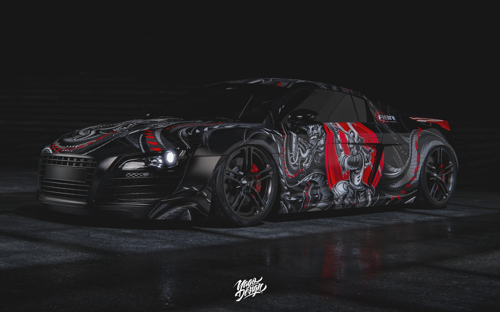 Design - Audi R8 Ronin - READY TO PRINT FILES – Wrap-Wizards.com ...