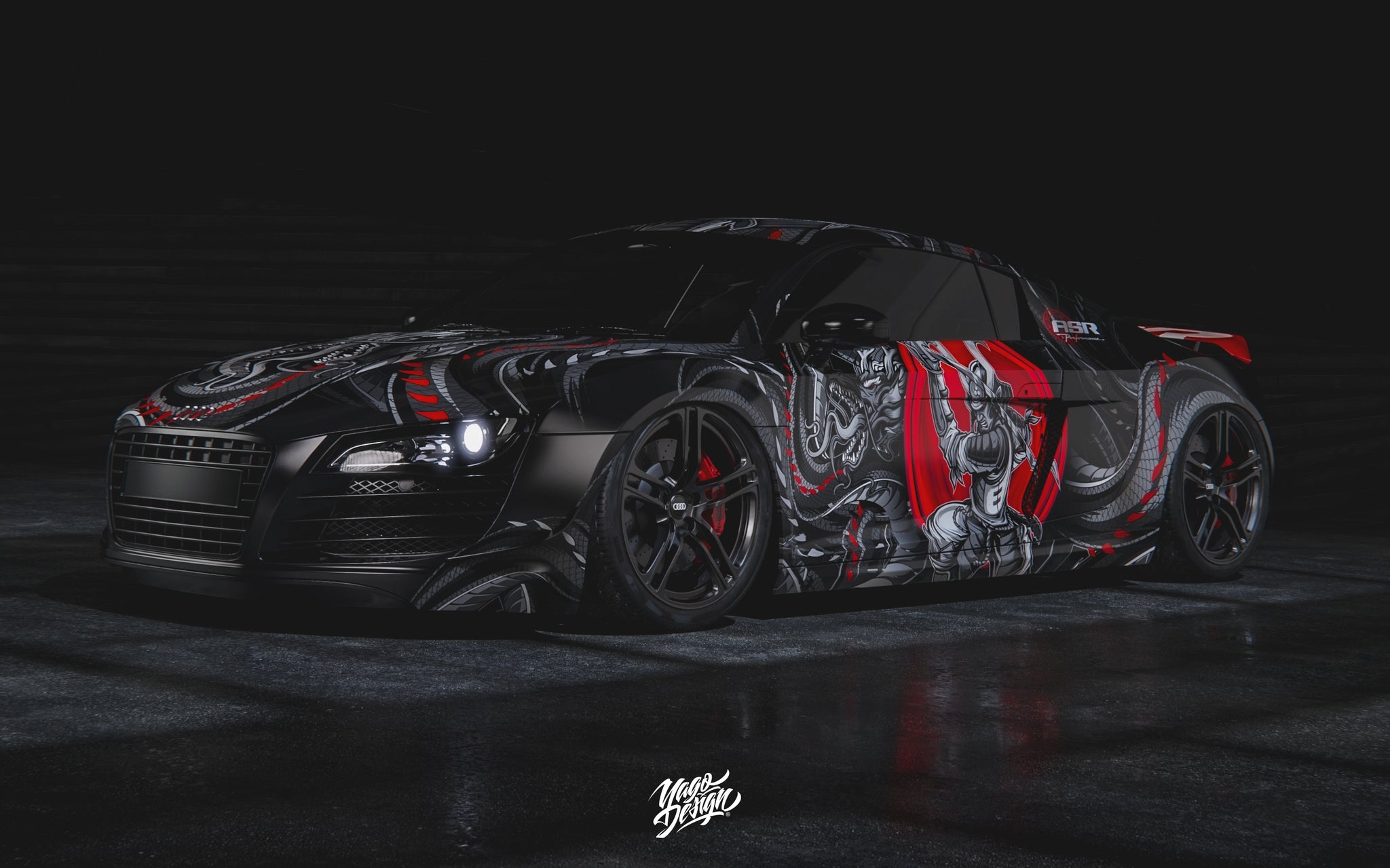 Design - Audi R8 Ronin - READY TO PRINT FILES – Wrap-Wizards.com ...