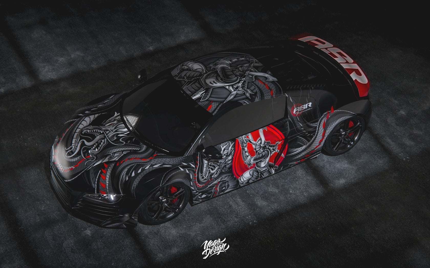 Design - Audi R8 Ronin - READY TO PRINT FILES – Wrap-Wizards.com ...
